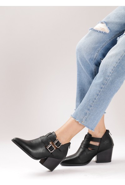 Bej Ayakkabı Kadın Side Toka Ayarlı Arkadan Fermuarlı Topuklu Ayakkabı Bej Ayakkabı Kadın Side Toka Ayarlı Arkadan Fermuarlı Topuklu Ayakkabı