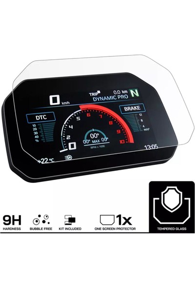 Bmw S1000 Rr / Xr Gösterge Temperli Ekran Koruyucu Cam Bmw S1000 Rr / Xr Gösterge Temperli Ekran Koruyucu Cam