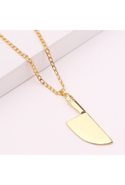 Bıçak Reyonu Şef Satırı Kolye Bıçak Reyonu Şef Satırı Kolye