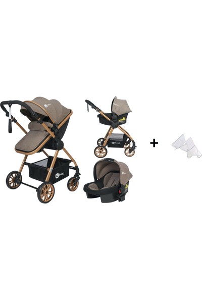 4 Baby Esse Model Gold Travel Bebek Arabası + Yağmurluk 4 Baby Esse Model Gold Travel Bebek Arabası + Yağmurluk