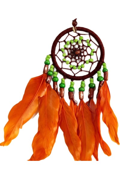 Mixperi Kiremit Rengi Kuş Tüylü Düş Kapanı Araba Süsü