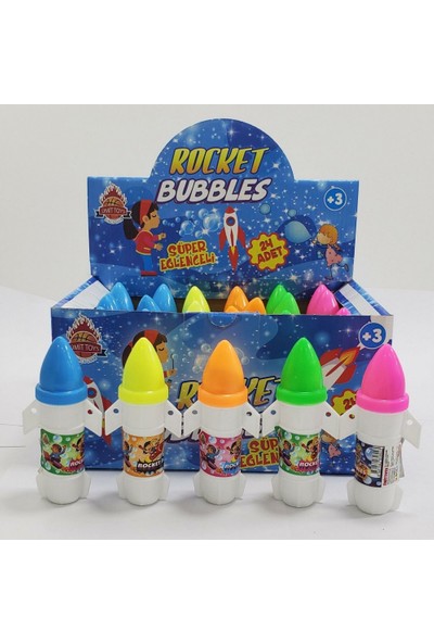 Ümit Toys Roket Köpük Baloncuk 24 Adet