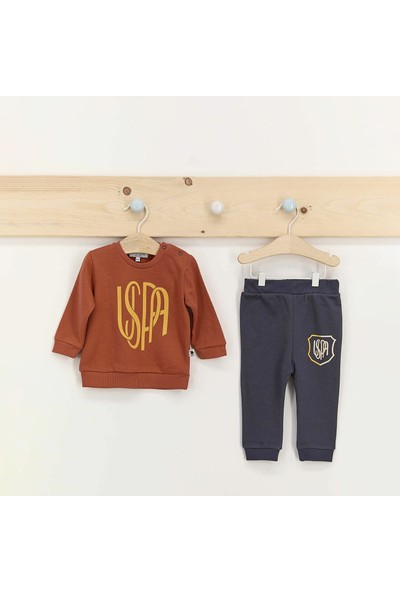 U.S. Polo Assn. U.s. Polo Assn Erkek Çocuk Bebek Uzun Kollu 2'li Takım USB507