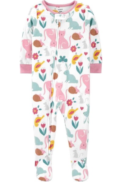 Carter's Animal Kız Çocuk Pijama Tulumu 2J207110