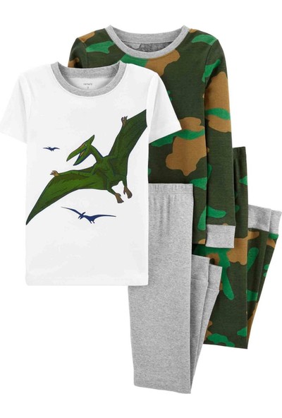 Carter's 4'lü Erkek Çocuk Pijama Takımı 3I556110 Carter's 4'lü Erkek Çocuk Pijama Takımı 3I556110