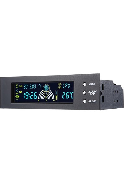 Best Deal Stw 5023 5.25 Inç Sürücü Yuvası Tam Fırçalanmış Alüminyum 3 Kanallı Fan Hızı LCD Ekranlı Sıcaklık Kontrol Cihazı (Yurt Dışından) Best Deal Stw 5023 5.25 Inç Sürücü Yuvası Tam Fırçalanmış Alüminyum 3 Kanallı Fan Hızı LCD Ekranlı Sıcaklık Kontrol Cihazı (Yurt Dışından)