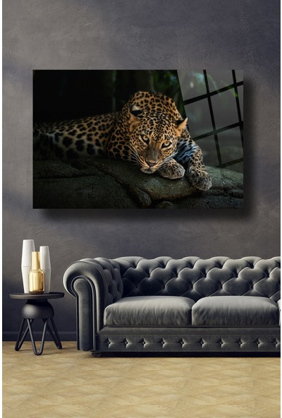 Sio Glass Leopar Cam Tablo