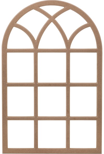 Rafhomestore Dekoratif C2 Kısa 65 x 100 cm Duvar Çerçeve Ham Mdf