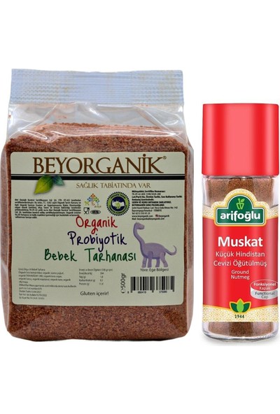 Beyorganik Organik Bebek Irmiği 350 gr - Arifoğlu Öğütülmüş Muskat 55 gr Beyorganik Organik Bebek Irmiği 350 gr - Arifoğlu Öğütülmüş Muskat 55 gr