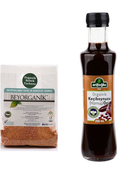 Beyorganik Probiyotik Organik Bebek Tarhanası - Arifoğlu Organik Keçiboynuzu Özü 250 ml