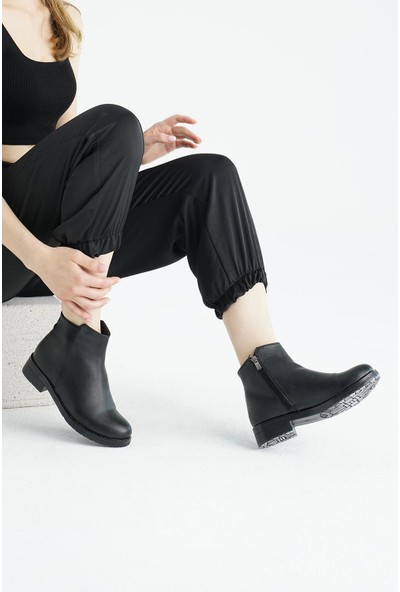 Oct Shoes Fermuarlı Chelsea Günlük Kadın Bot&bootie TS1086