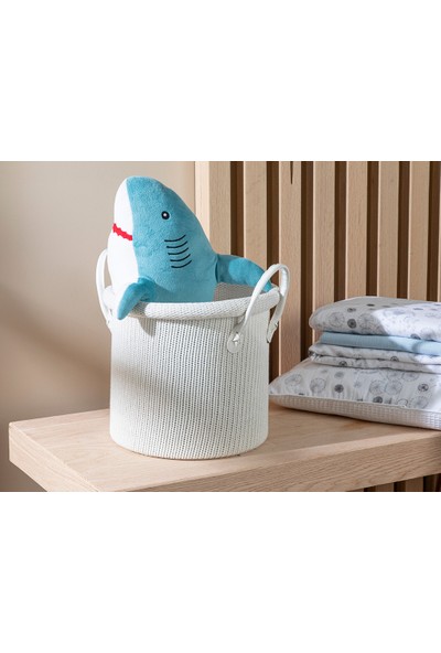 English Home Oxford Sepet 28X28X25 cm Beyaz English Home Oxford Sepet 28X28X25 cm Beyaz