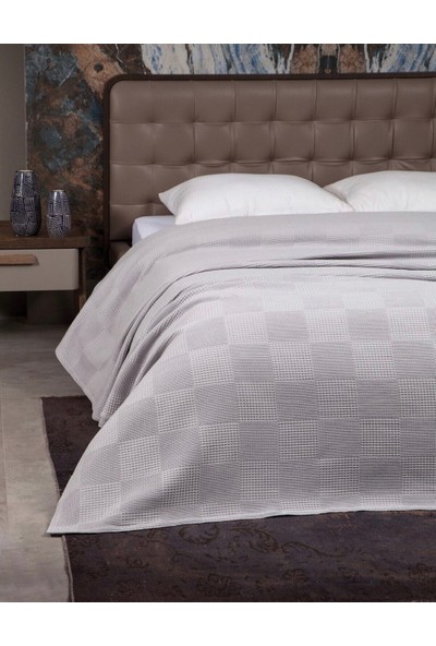 Sefaoğlu Tekstil Tek Kişilik Pike - Gri