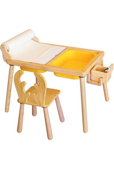 Wood & Joy Wood&joy Rulo Aparatlı + 1 Sandalye