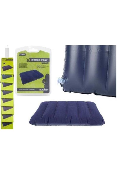 Summit Summit Şişme Yastık - Inflatable Pillow Blue