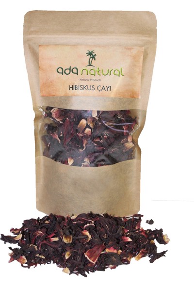 Ada Natural Hibiskus Çayı, Bamya Çiçeği, Nar Çiçeği, Ekşi Çay 100gr