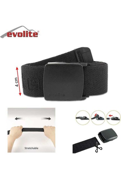 Evolite Evolite Outdoor Stretch Kemer 4cm