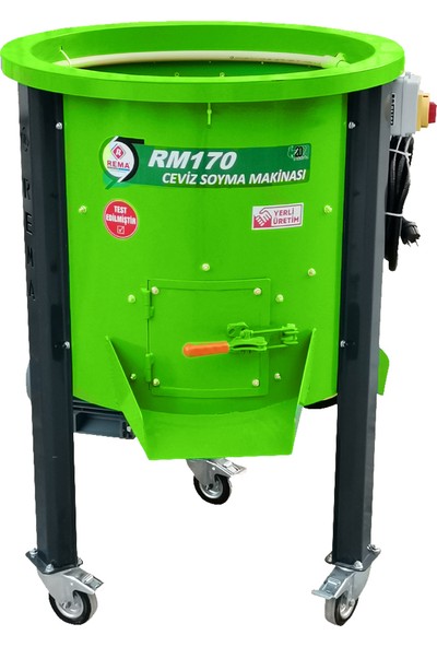 Rema RM170 Sabit Devirli Ceviz Soyma Makinası 90KG/170LT 220V