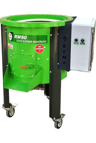 Rema RM90 Devirli Ceviz Soyma Makinesi 50KG/90L 220V