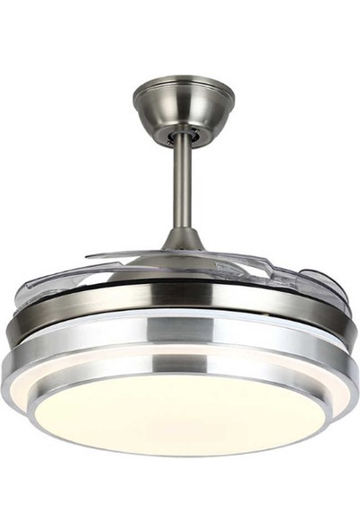 END Kumandalı Açılır Kapanır Kanat Tavan Vantilatörü - Aydınlatmalı - Gizli Pervaneli