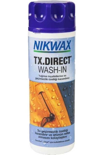 Nikwax Nıkwax Tx.direct Wash-In Teknik Malzeme Su Geçirmezlik Yıkama Mor Nikwax Nıkwax Tx.direct Wash-In Teknik Malzeme Su Geçirmezlik Yıkama Mor