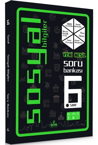 DNA Yayınları 6. Sınıf Sosyal Bilgiler Soru Bankası