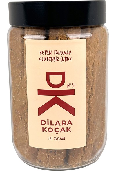 Dk Dükkan No:51 Glutensiz Keten Tohumlu Çubuk 140 gr