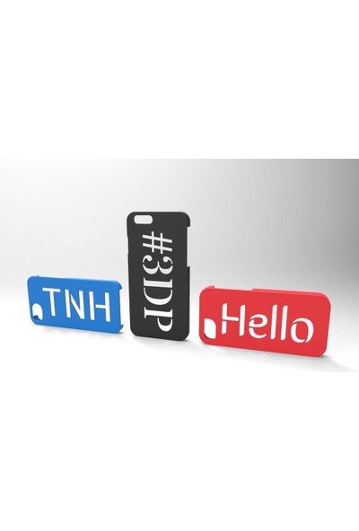 Aldım Geldi Özelleştirilebilir Stencil Yazı Tipi Iphone Kılıfı Plastik Aparat