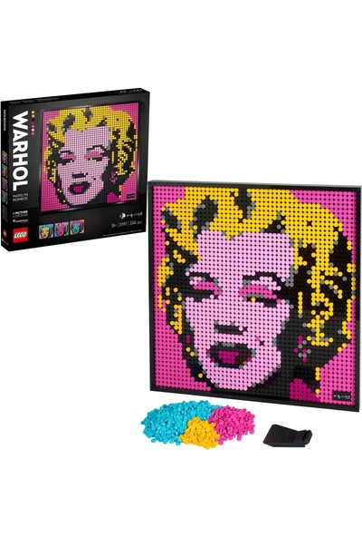 LEGO® Art Andy Warhol'un Marilyn Monroe Tablosu 31197 - Yetişkinlere Yönelik Koleksiyonluk Kanvas Tablo Yapım Seti (3341 Parça) LEGO® Art Andy Warhol'un Marilyn Monroe Tablosu 31197 - Yetişkinlere Yönelik Koleksiyonluk Kanvas Tablo Yapım Seti (3341 Parça)
