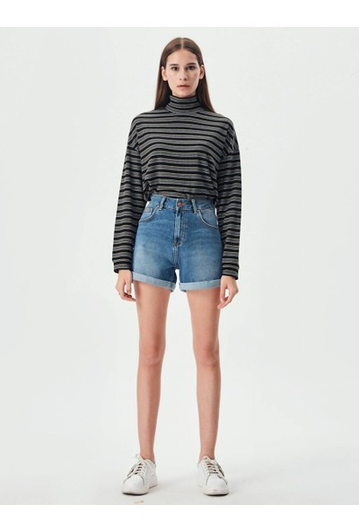 LTB Belında Launa Wash Kadın Jean Şort LTB Belında Launa Wash Kadın Jean Şort