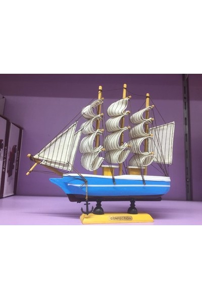 Yelkenli Tekne Biblo Dekoratif Hediyelik Süs Eşyası Maket Yelkenli Tekne Biblo Dekoratif Hediyelik Süs Eşyası Maket