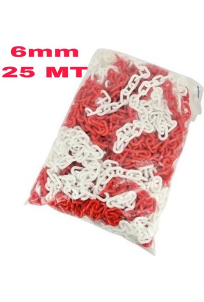 Üstün Plastik Trafik Zinciri Kırmızı Beyaz 25 M Üstün Plastik Trafik Zinciri Kırmızı Beyaz 25 M