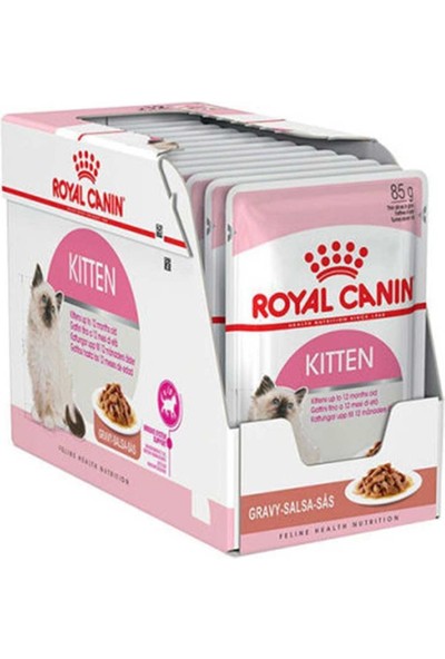 Royal Canin Gravy Kitten Instinctive Yaş Yavru Kedi Maması 85 gr 12 Adet Royal Canin Gravy Kitten Instinctive Yaş Yavru Kedi Maması 85 gr 12 Adet