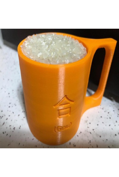 Aldım Geldi Geleneksel Asya (Japonya, Çin, Kore Vb.) Pirinç Ölçme Fincanı Plastik Aparat