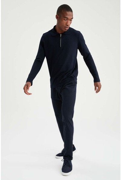 DeFacto Jogger Fit Bağcıklı Kumaş Pantolon T6318AZ21AU