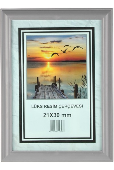 Bimbambom Kalın Kenar A4 Sertifika Diploma Çerçevesi, Renkli Fotoğraf Çerçevesi 21X30