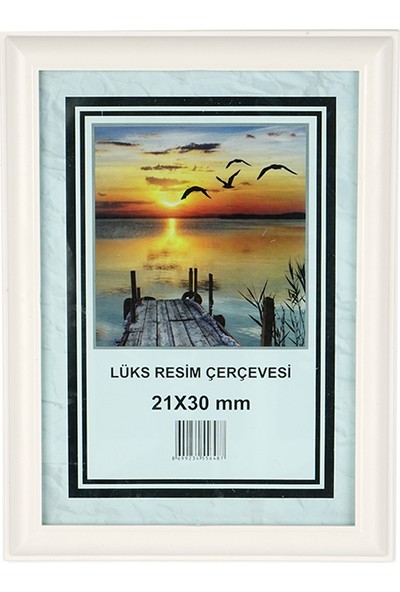 Bimbambom Kalın Kenar A4 Sertifika Diploma Çerçevesi, Renkli Fotoğraf Çerçevesi 21X30