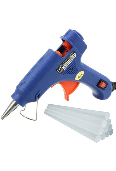 ANS 20WATT Sıcak Silikon Tabancası 10 Adet Çubuk Slikon Çekme Eritme Tabanca Şeffaf Mum Yapıştırıcı ANS 20WATT Sıcak Silikon Tabancası 10 Adet Çubuk Slikon Çekme Eritme Tabanca Şeffaf Mum Yapıştırıcı