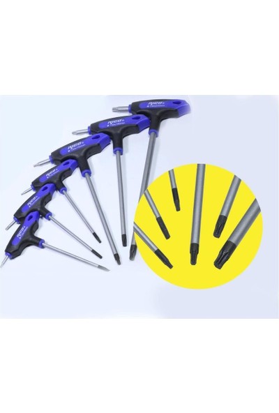 Rico RC5189 T Tipi Star Torx Allen Anahtar Takımı Seti 6 Parça Rico RC5189 T Tipi Star Torx Allen Anahtar Takımı Seti 6 Parça