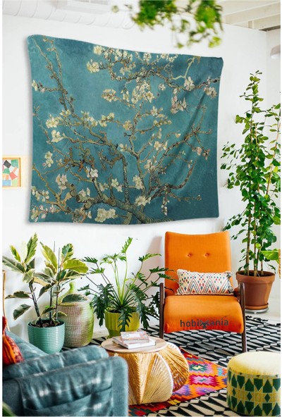 Hobimania Duvar Örtüsü Tapestry Vincent Van Gogh Çiçek Açan Badem Ağacı 70X100 cm Duvar Dekorasyon Moda Hobimania Duvar Örtüsü Tapestry Vincent Van Gogh Çiçek Açan Badem Ağacı 70X100 cm Duvar Dekorasyon Moda