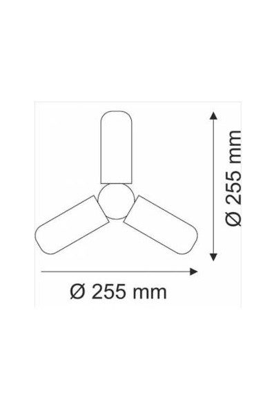 Forlife 42W Katlanabilir Pervane LED Ampul Günışığı Forlife 42W Katlanabilir Pervane LED Ampul Günışığı
