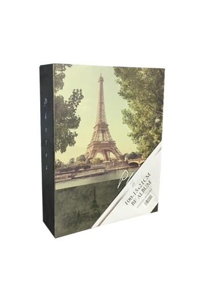 Dijital Dünyası Fotoğraf Albümü 15X21 100LÜK Eyfel Kulesi Desenli