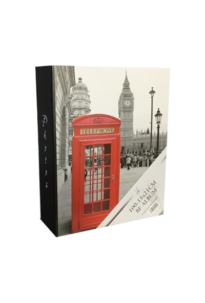 Dijital Dünyası Fotoğraf Albümü 15X21 100'LÜK Saat Kulesi Desenli