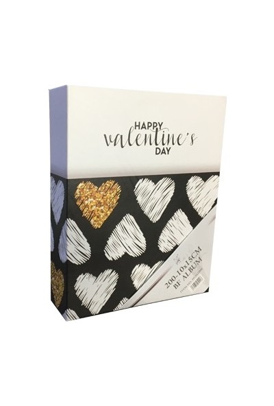 Dijital Dünyası Fotoğraf Albümü 200'LÜK 10X15CM Sevgililer Günü Desenli