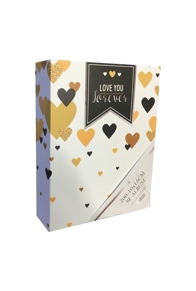 Dijital Dünyası Fotoğraf Albümü 200'LÜK 10X15CM Renkli Kalpler Desenli Dijital Dünyası Fotoğraf Albümü 200'LÜK 10X15CM Renkli Kalpler Desenli