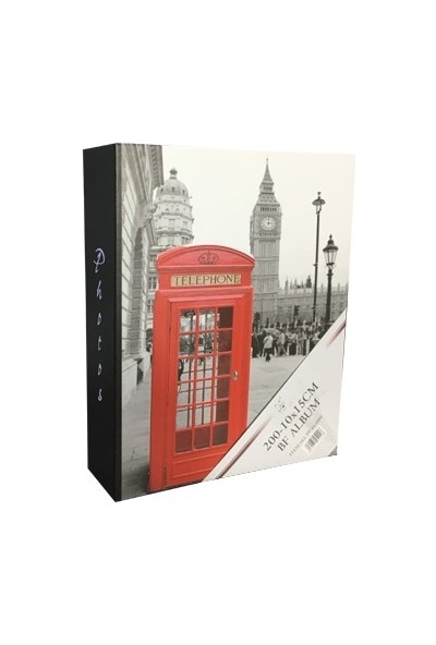 Dijital Dünyası Fotoğraf Albümü 200'LÜK 10X15CM Saat Kulesi Desenli Dijital Dünyası Fotoğraf Albümü 200'LÜK 10X15CM Saat Kulesi Desenli