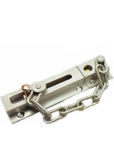 Nzb Kapı Emniyet Zinciri Sürgüsü Sürgülü Kilit Saten