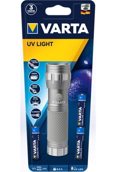 Varta 15638 Uv LED Fener 3AAA