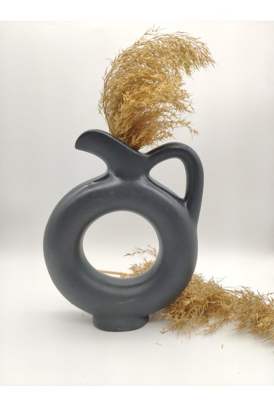 Ankara Hobi Hitit Vazo Dekor Gri Ankara Hobi Hitit Vazo Dekor Gri