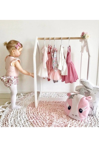 Modalanka Montessori Askılık Çocuk Odası Askısı Bebek Odası Askısı Dekoratif Askı